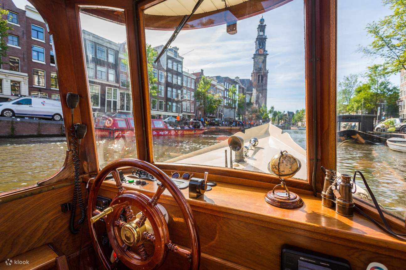 Amsterdam Luxury Saloon Boat Canal Cruise Tour with Wine and Cheese - Klook