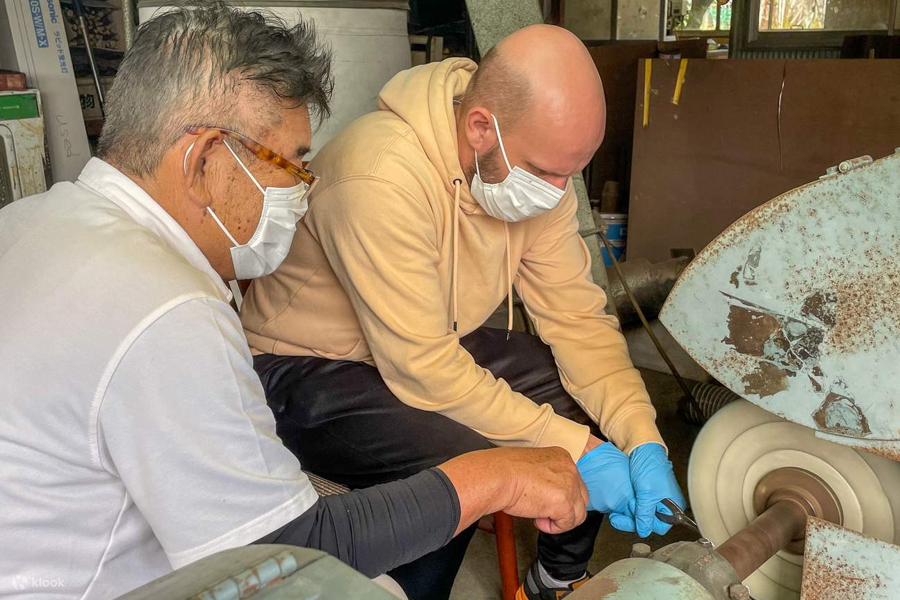 G. Sakai Knife Museum Samurai Knife Making Experience - Klook United States