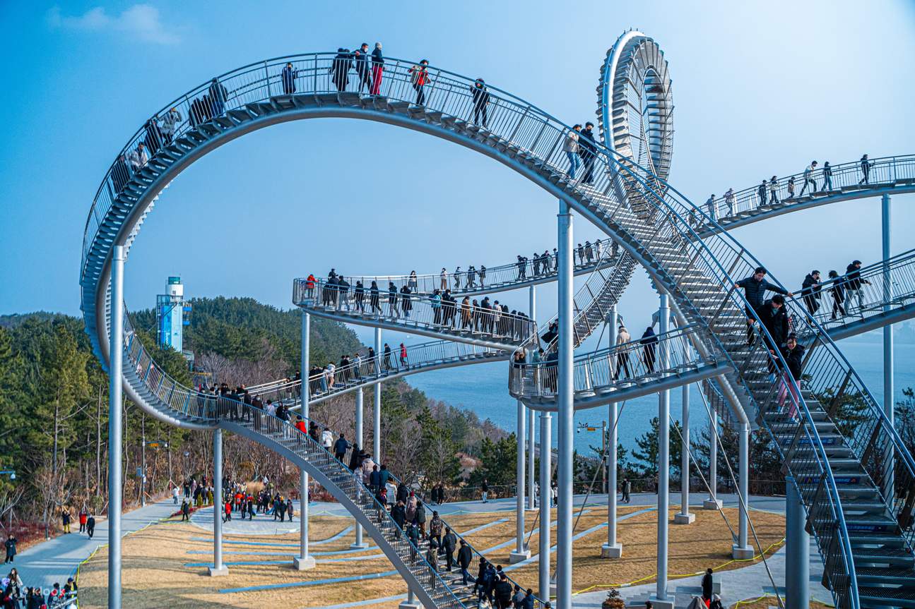Cheongsong Huge Ice Valley and Pohang Roller Coaster Space Walk Tour ...