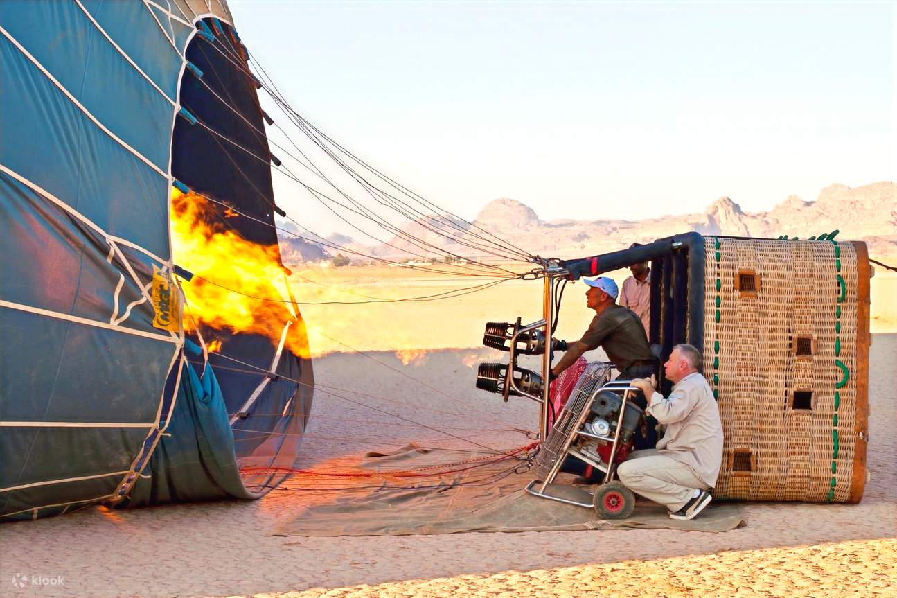 Wadi Rum Sunrise Hot Air Balloon, Jeep Tour and Hotel Transfer - Klook ...