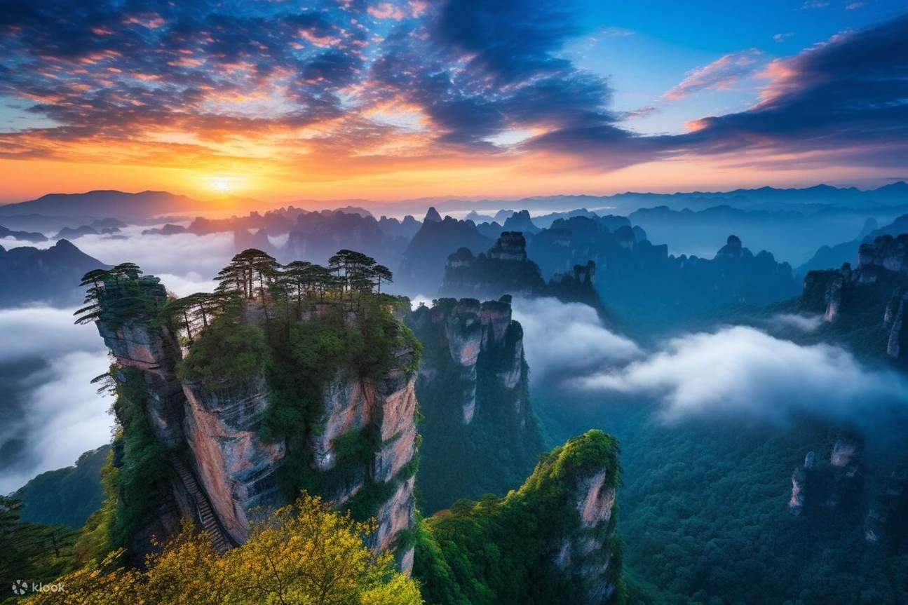 Hunan Zhangjiajie high-end pure play quality 4-day tour (Glass Bridge ...