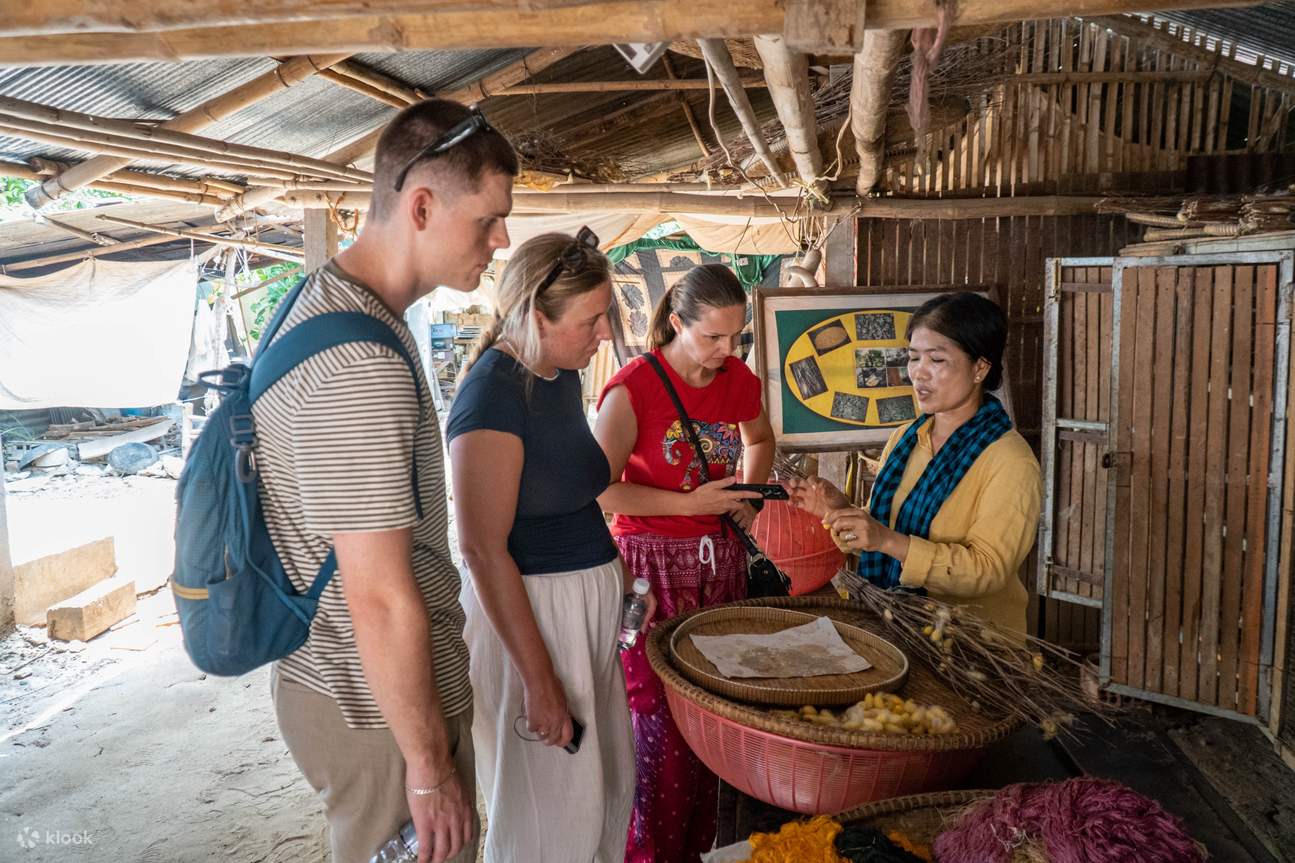 Phnom Penh Silk Island Haft Day Vespa Tour - Klook Australia