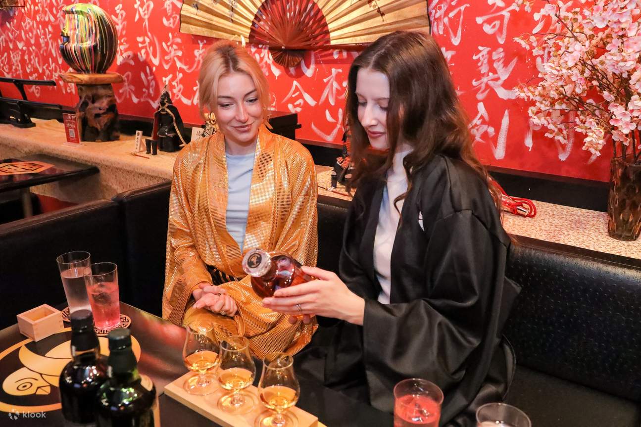 Tokyo Shogun Samurai Bar: Sake and Whisky Tasting with Costume - Klook ...