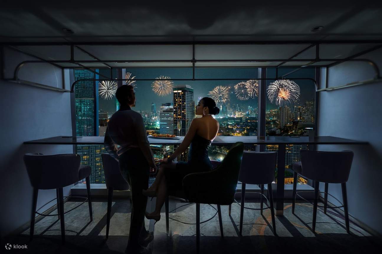 Silvester-Countdown-Dinner in der Executive Club Lounge, Carlton Hotel ...