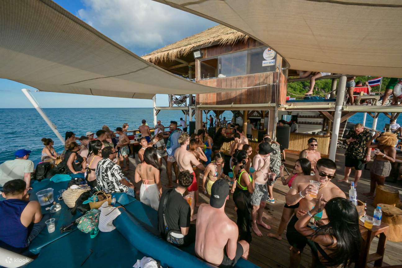 Sunset Luxury Boat Party with Floating Bar Trip from Koh Samui - Klook ...