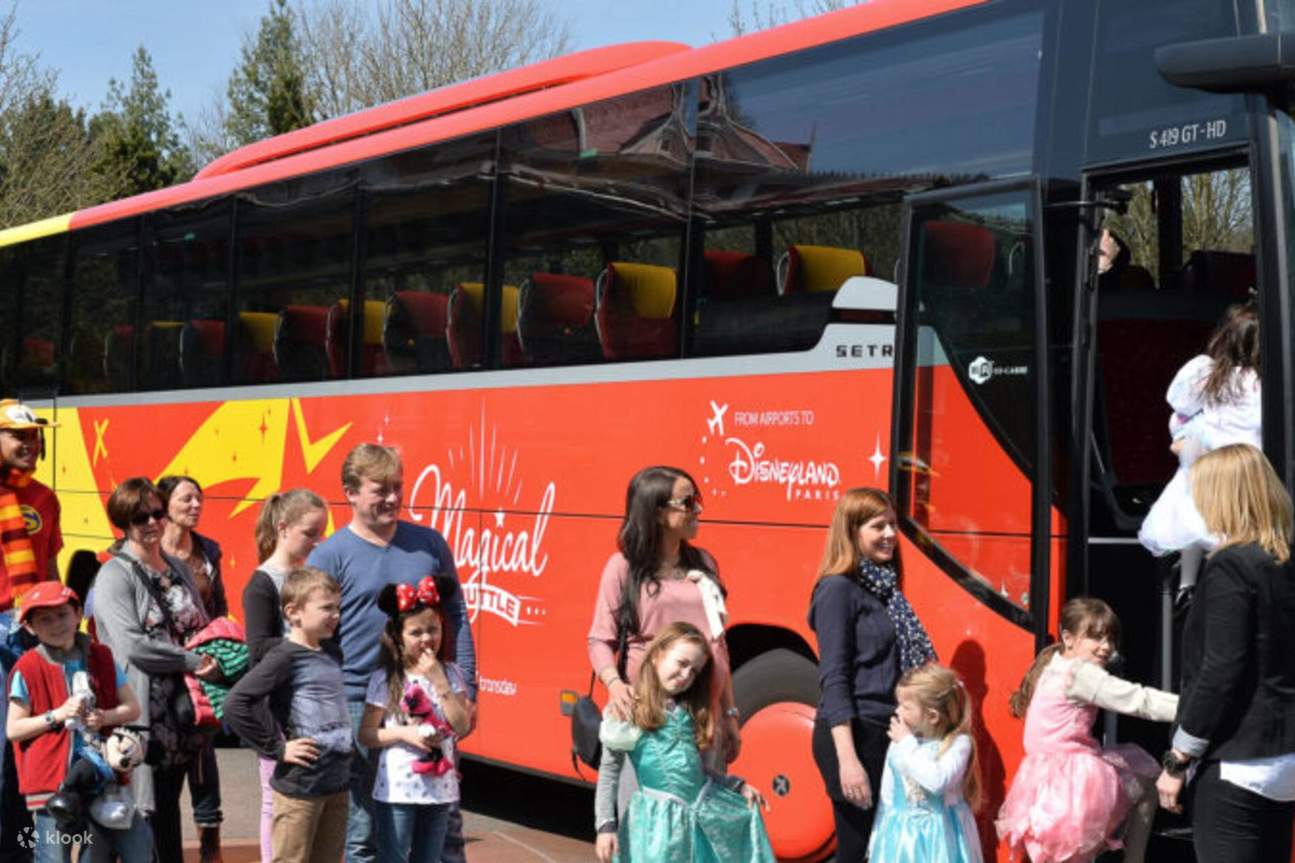 巴黎戴高乐机场/巴黎奥利机场 - Magical Shuttle 提供的巴黎迪士尼乐园巴士 - Klook客路