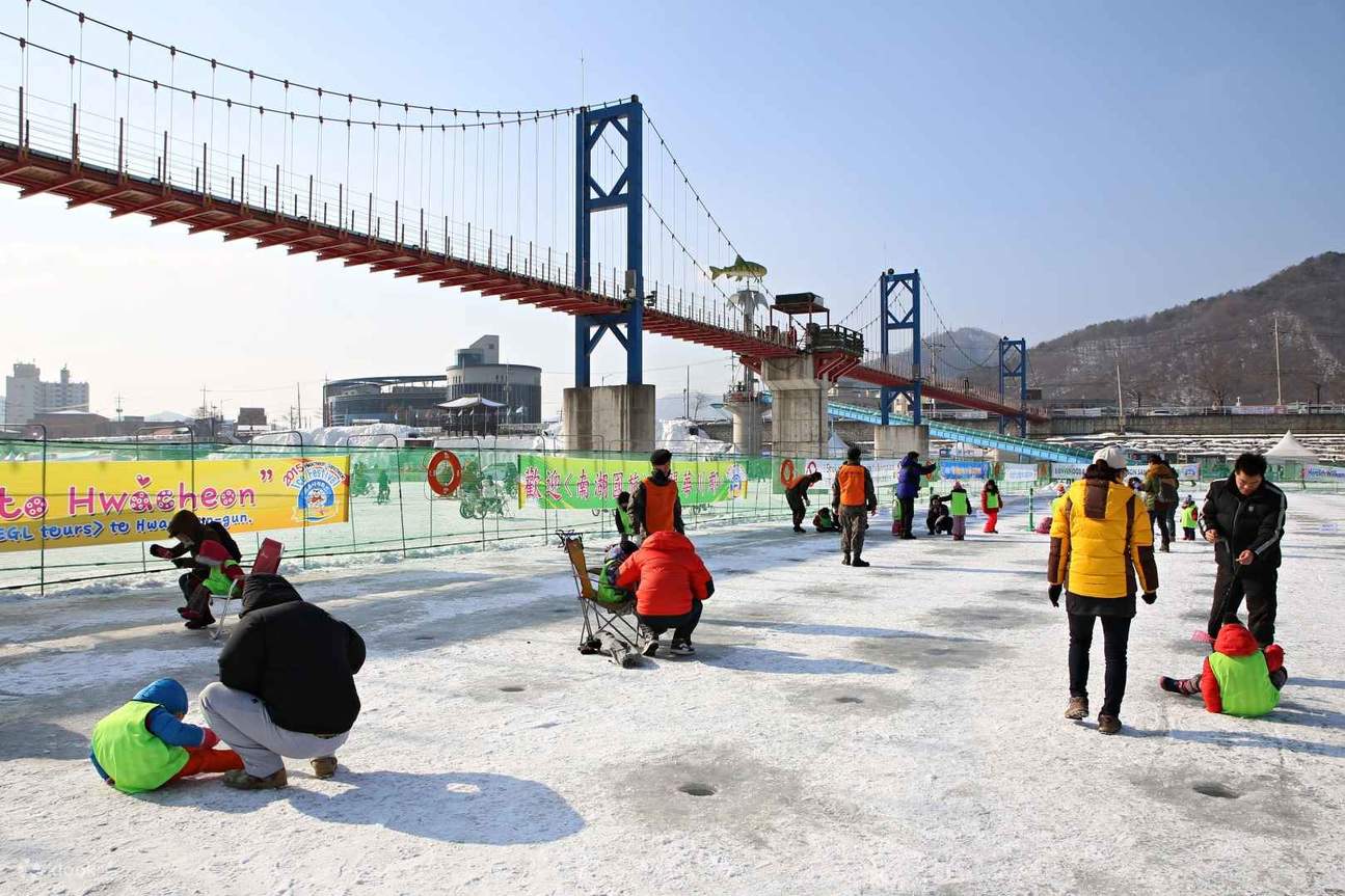 Hwacheon Sancheonfish Ice Festival & Eobi Ice Valley Tour from Seoul ...