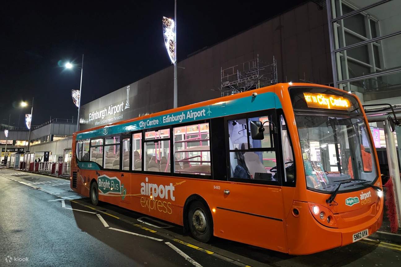 愛丁堡機場 - 搭乘 Brightbus 前往愛丁堡 - Klook香港