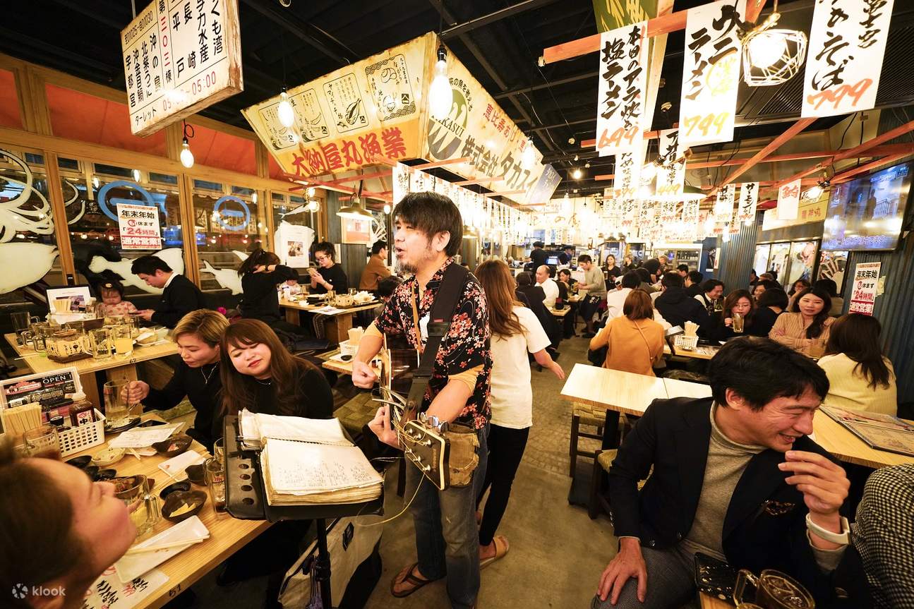 Tokyo Sparkling Edamame-Night by Open deck bus and Izakaya Eats - Klook