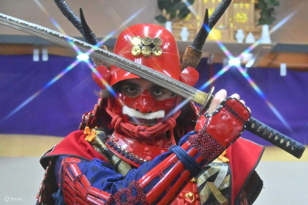 Bushido Armor Shooting and Samurai sword cutting near Osaka Castle - Klook