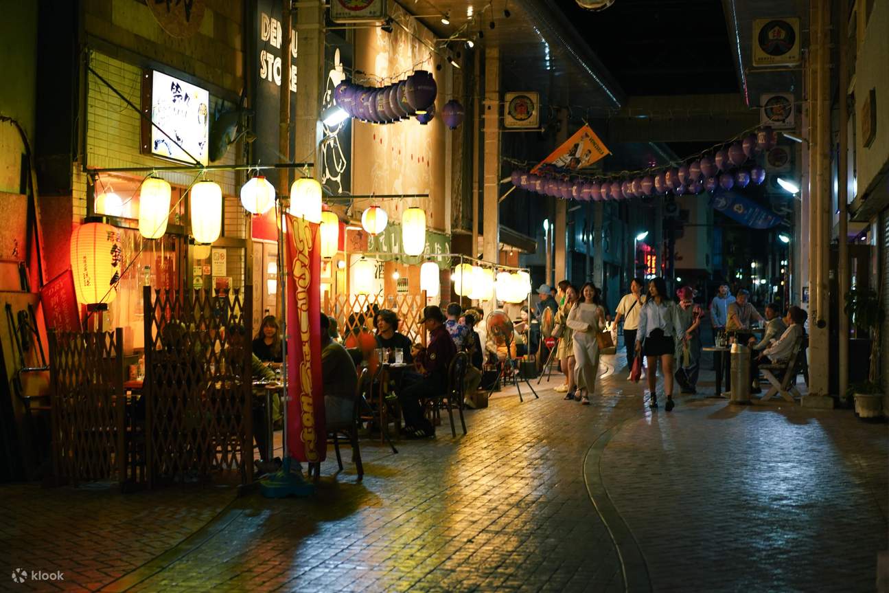 Okinawa Bar Hopping Tour with Sanshin live in music town Koza - Klook