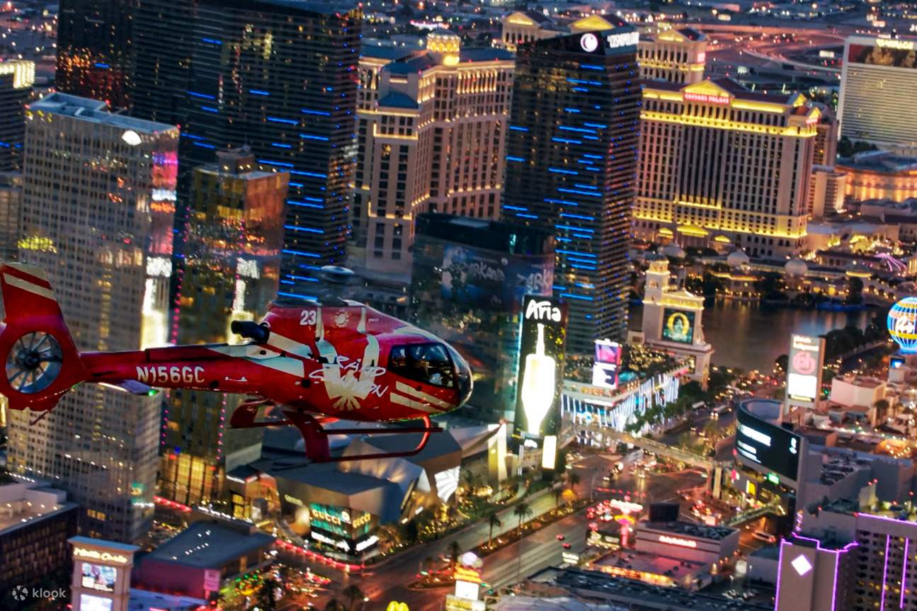Neon Night Flight Spectacular Tour in Las Vegas - Klook India