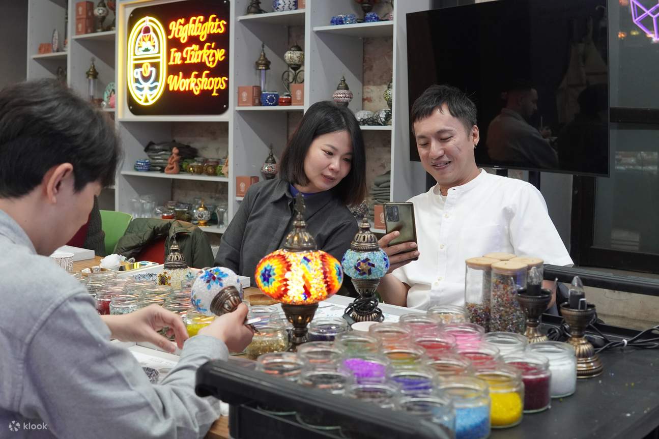 Mosaic Lamp Workshop with Turkish Delight and Tea in Turkey - Klook India