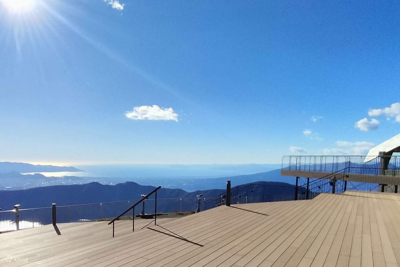 Balai Cerap Langit Tasik Ashi & Kuil Langit "Hakone Motomiya" & Kapal ...