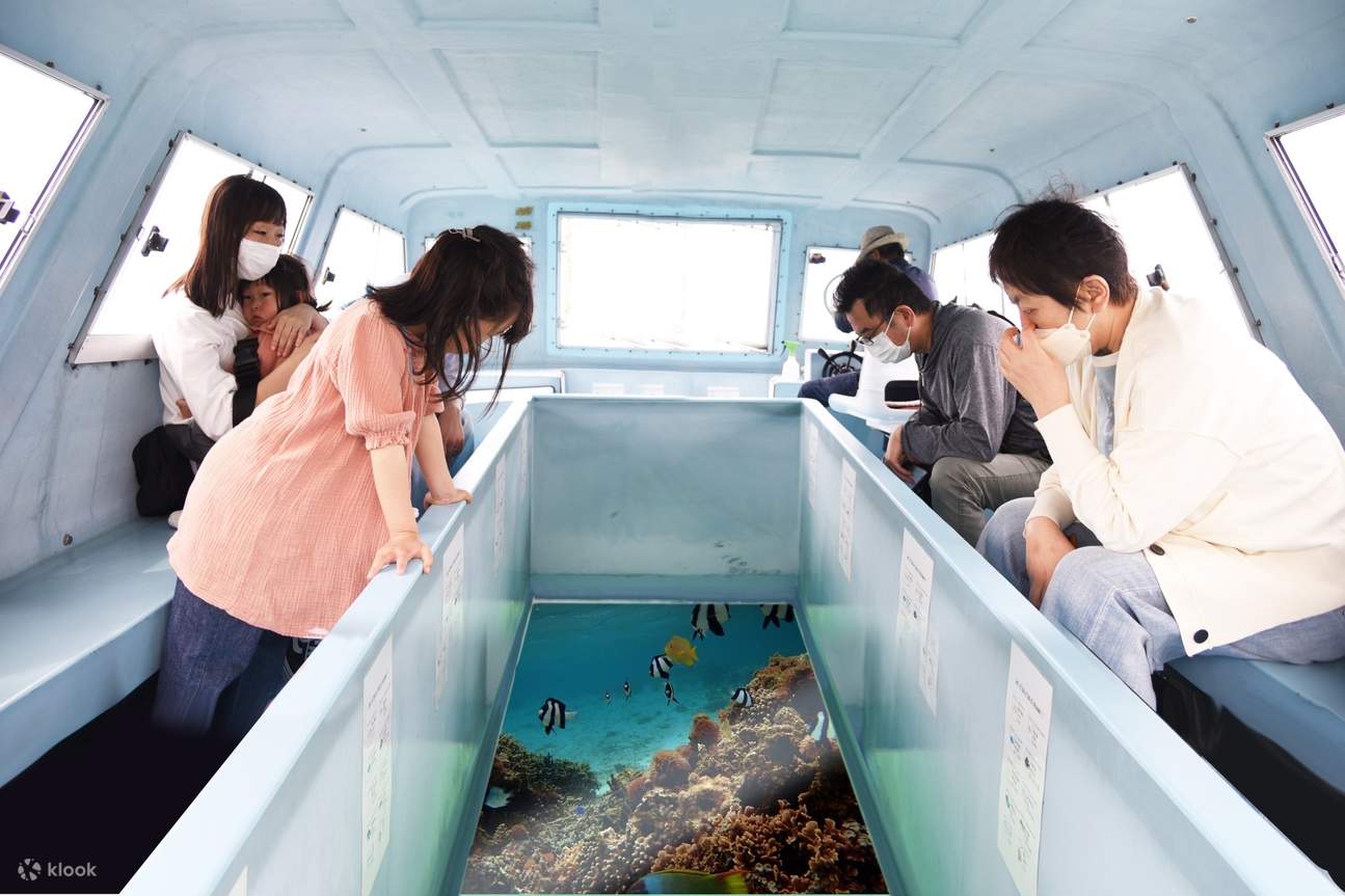 Okinawa: Miibaru Beach Glass Bottom Boat Tour Experience - Klook India