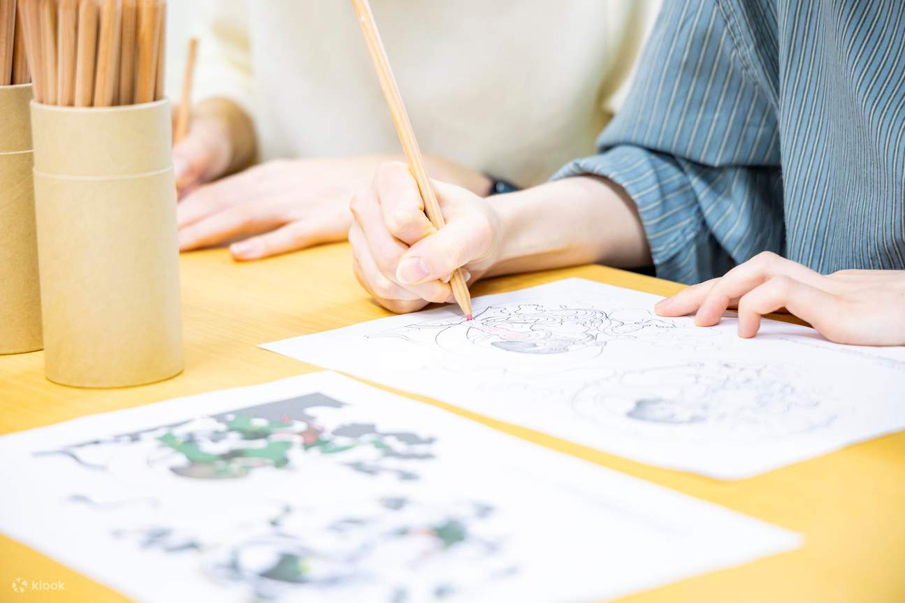 Tokyo: Ukiyo-e coloring experience in Ginza - Klook Hong Kong