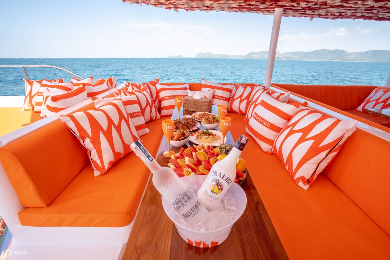 Chateau Ultimate Party Catamaran Pattaya 3 Islands Tour - Klook United ...