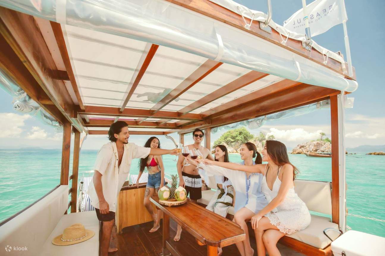 Koh Khai Luxury Longtail Boat from Phuket Half Day Boat Tour - Klook