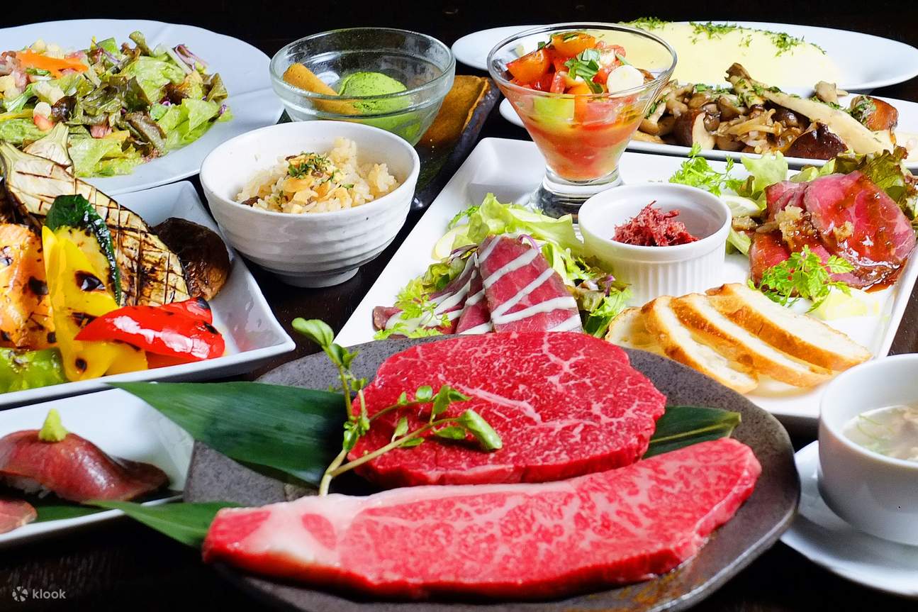 Aging Beef Steak Set Menus at Steak House Pound (ステーキハウス 听) at Nagoya ...