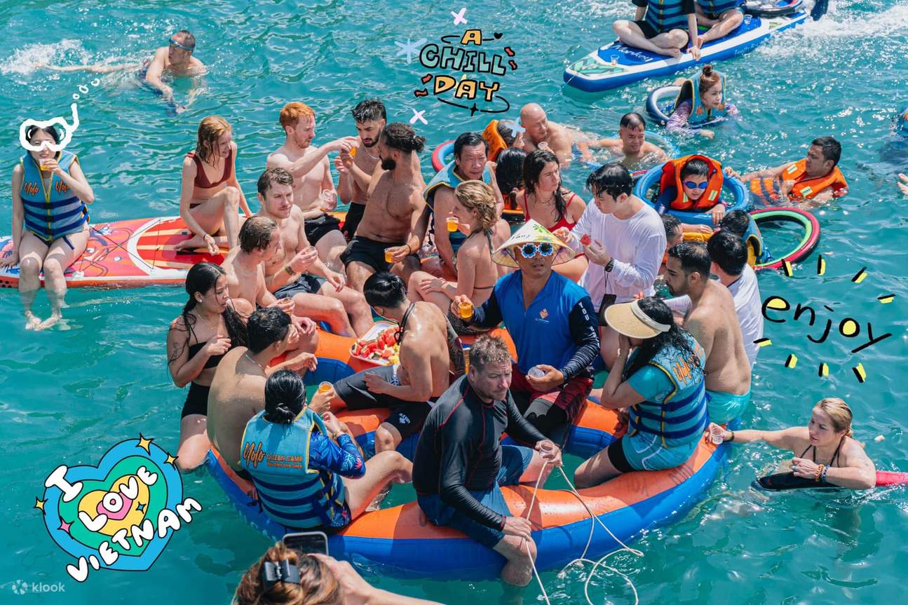 Nha Trang Mud Bath and Floating Bar Boat Party Island Hopping Tour - Klook