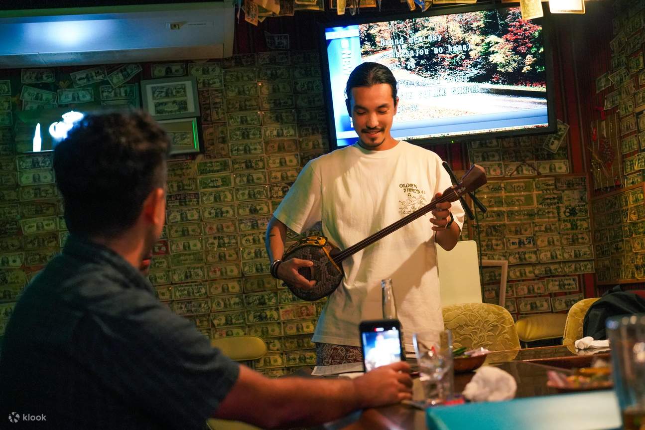 Okinawa Bar Hopping Tour with Sanshin live in music town Koza - Klook ...