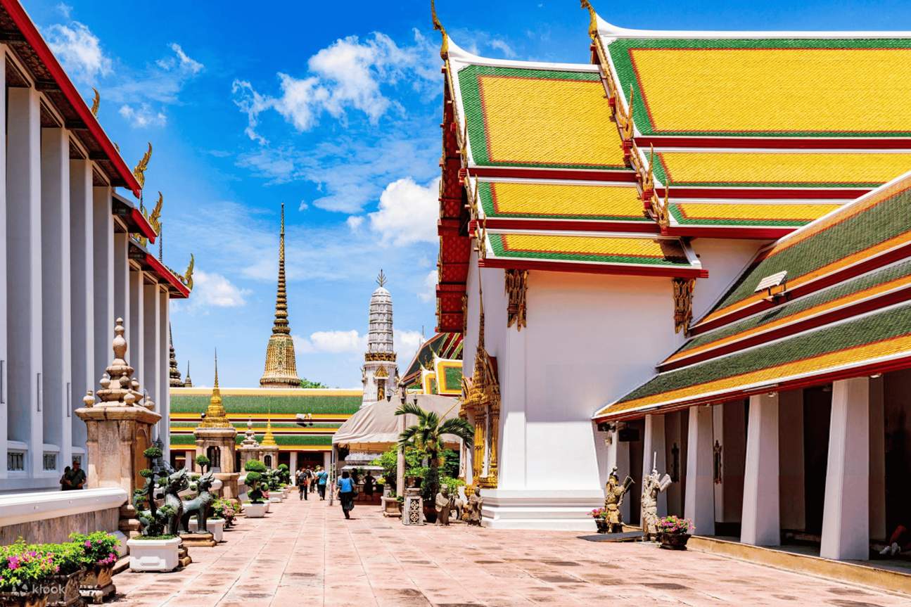 Wat Pho, Wat Traimit, Wat Benchamabophit dan Tur Jalan Kaki Pasar ...