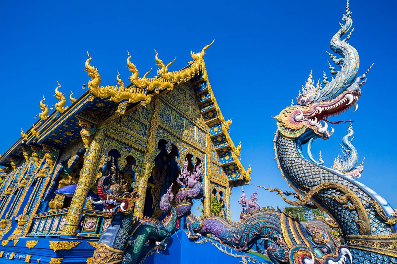 Join In The Most 3 Icons In Chiang Rai, White&-blue Temples, Black ...