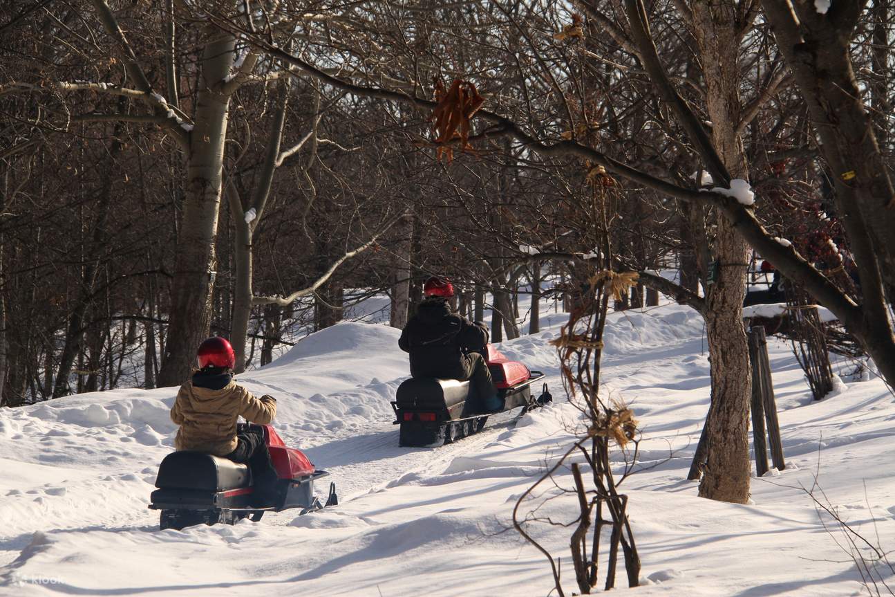 Sapporo, Hokkaido | Daiwa House Premist Dome Snowmobile Experience ...