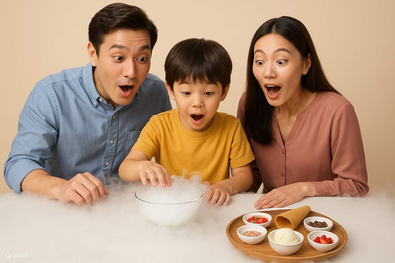 Häagen-Dazs Dessert Lab: Parent-Child Ice Cream DIY + Dry Ice Photo Op ...