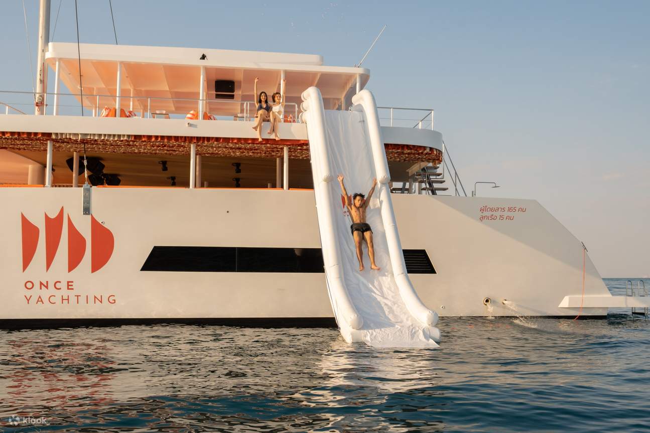Chateau Ultimate Party Catamaran Pattaya 3 Islands Tour - Klook United ...