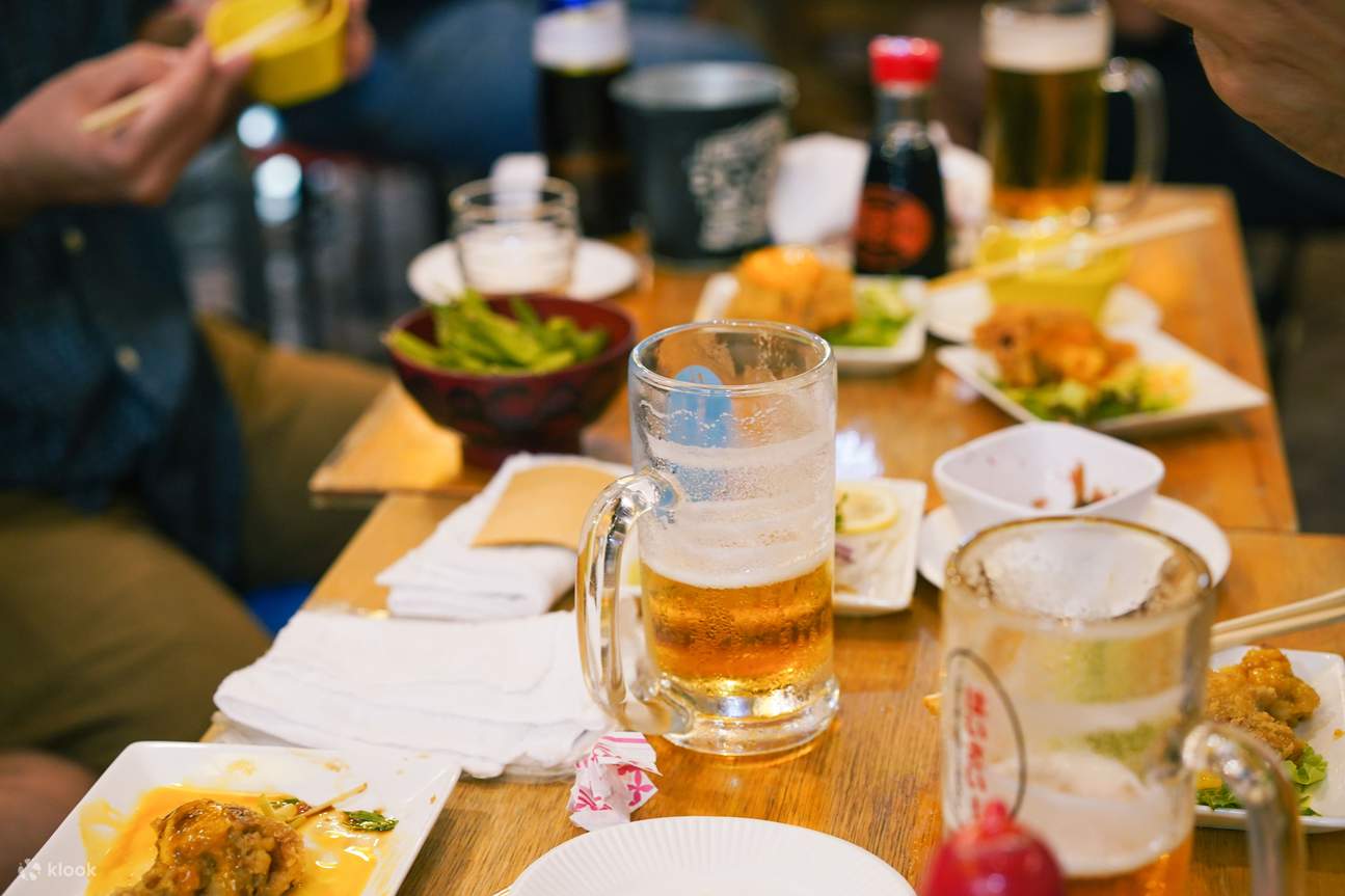 Okinawa Bar Hopping Tour with Sanshin live in music town Koza - Klook