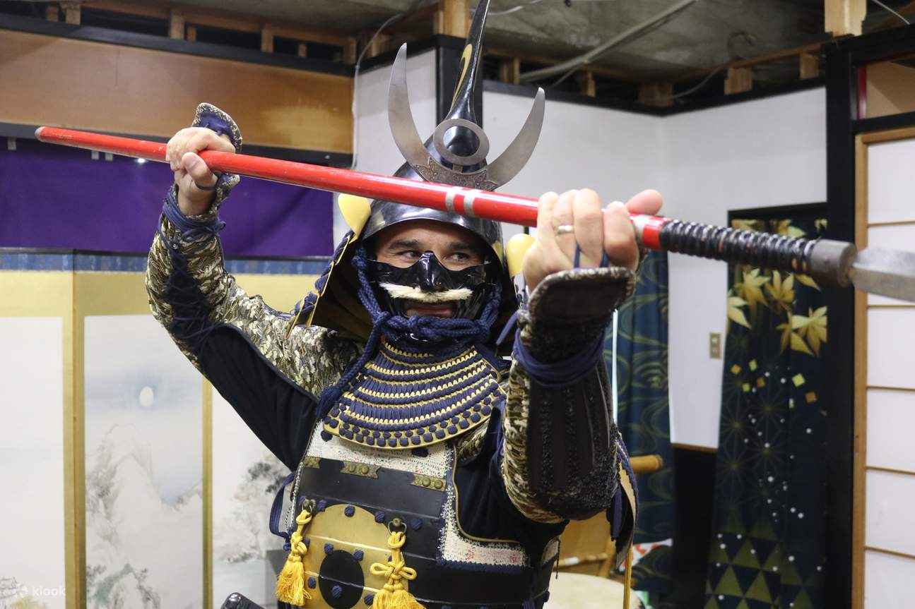 Bushido Armor Shooting and Samurai sword cutting near Osaka Castle ...