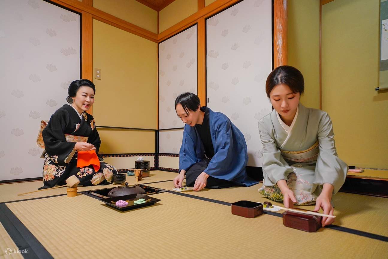 Kyoto: Tea Ceremony Experience in A Private Tea Room (Kimono Rental ...