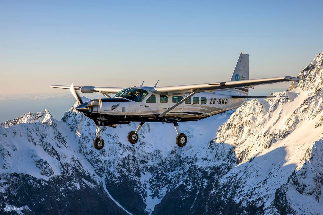 Milford Sound Scenic Flight And Big Five Glaciers From Queenstown in ...