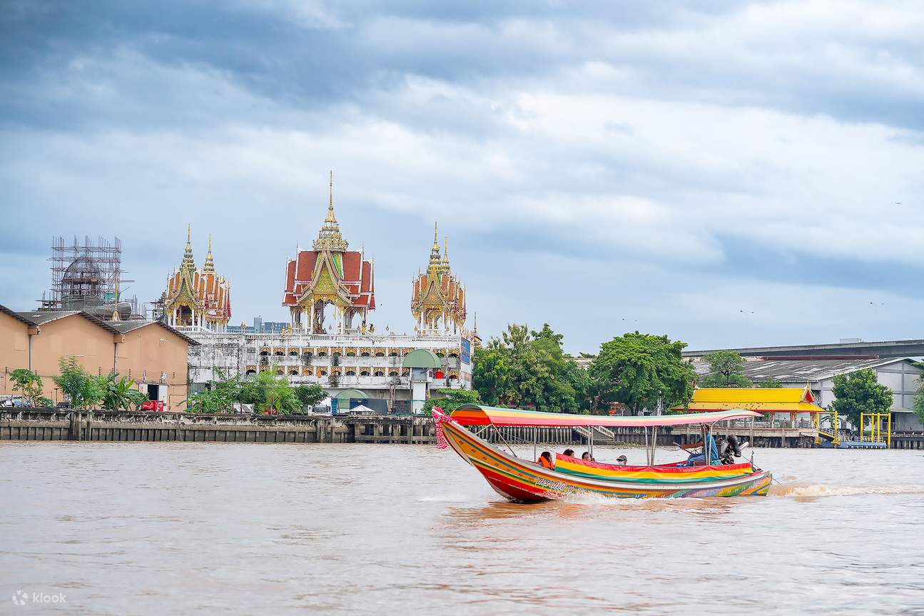 Wat Pak Nam, Bangkok ATV and Night Market Half Day Tour - Klook