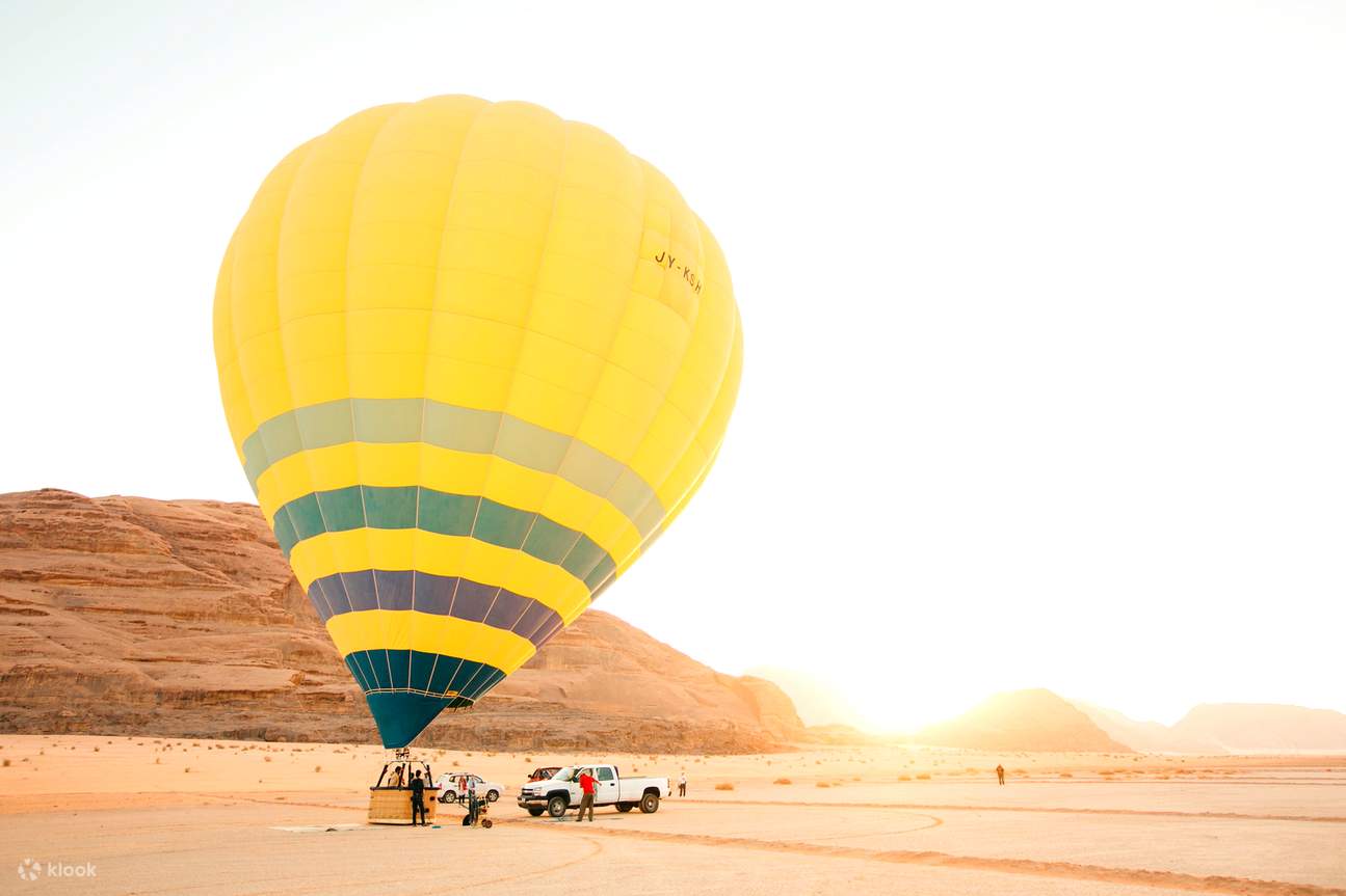 Wadi Rum Sunrise Hot Air Balloon, Jeep Tour and Hotel Transfer - Klook ...