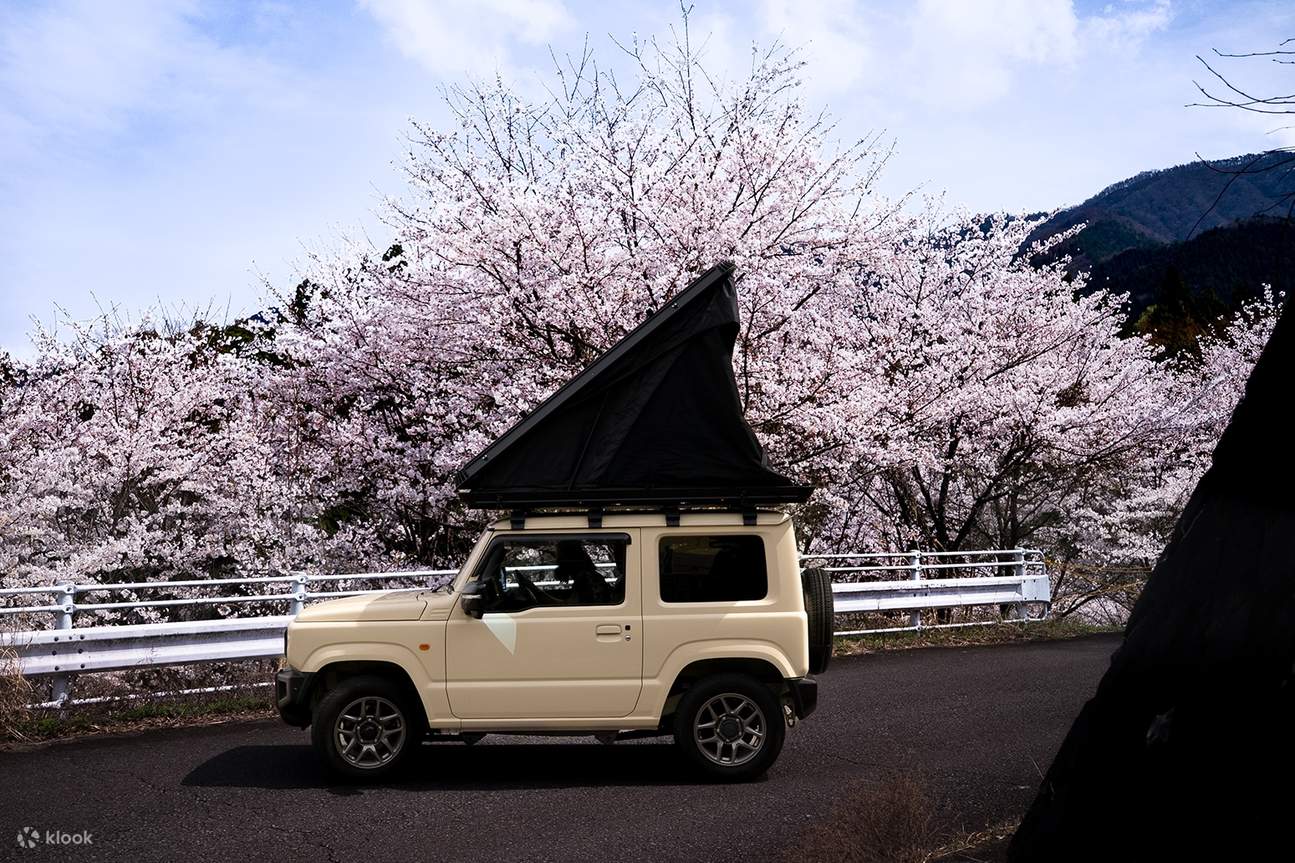 Suzuki Jimny Rooftop Tent Camper Package for 2 People - Klook
