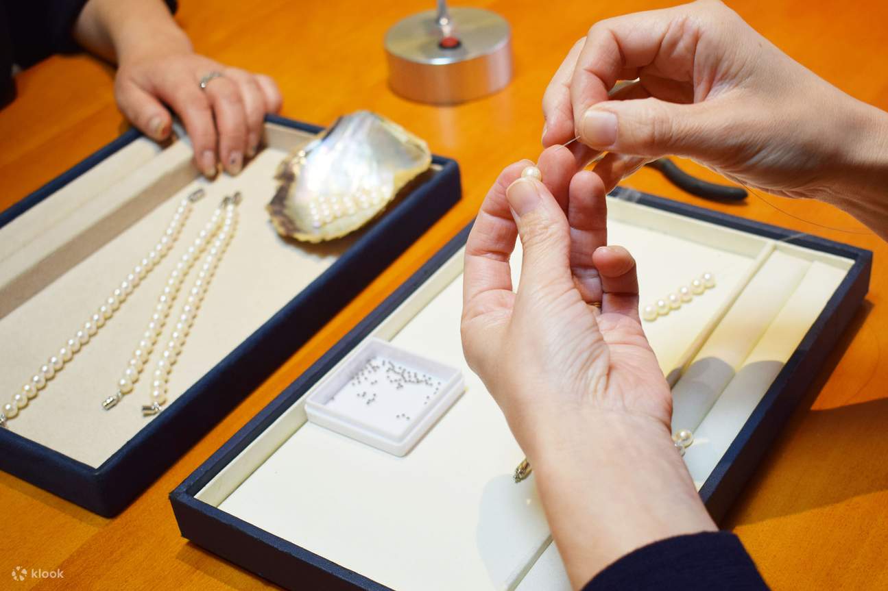 Akoya Pearl Bracelet Making Experience with Japanese Gems (Kyoto ...