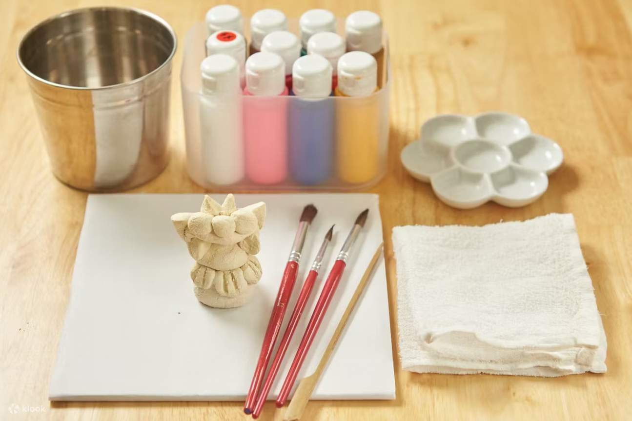 Online reservation for Shisa-lion making experience - Klook United States