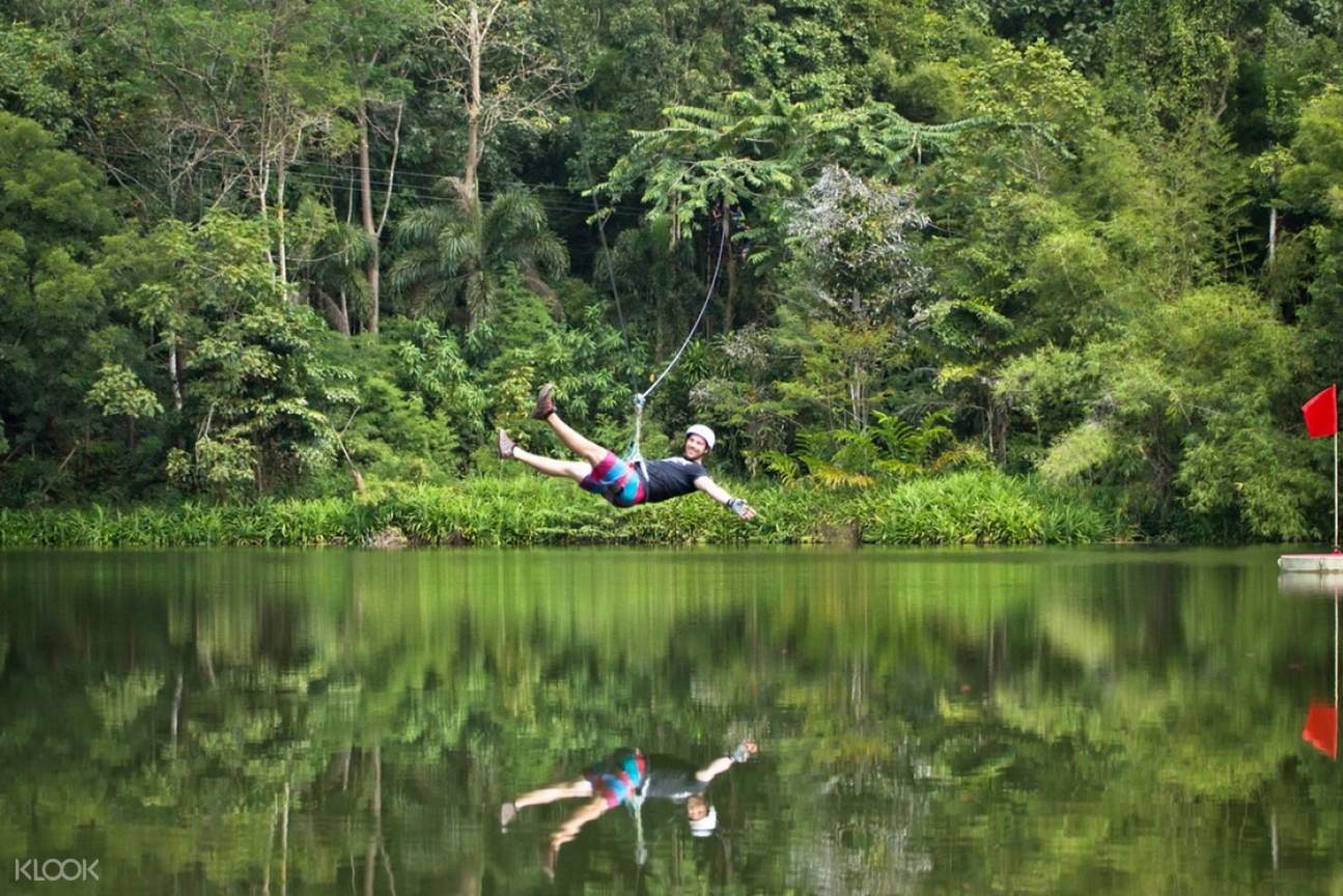 Tree Top Adventures in Kanchanaburi, Thailand