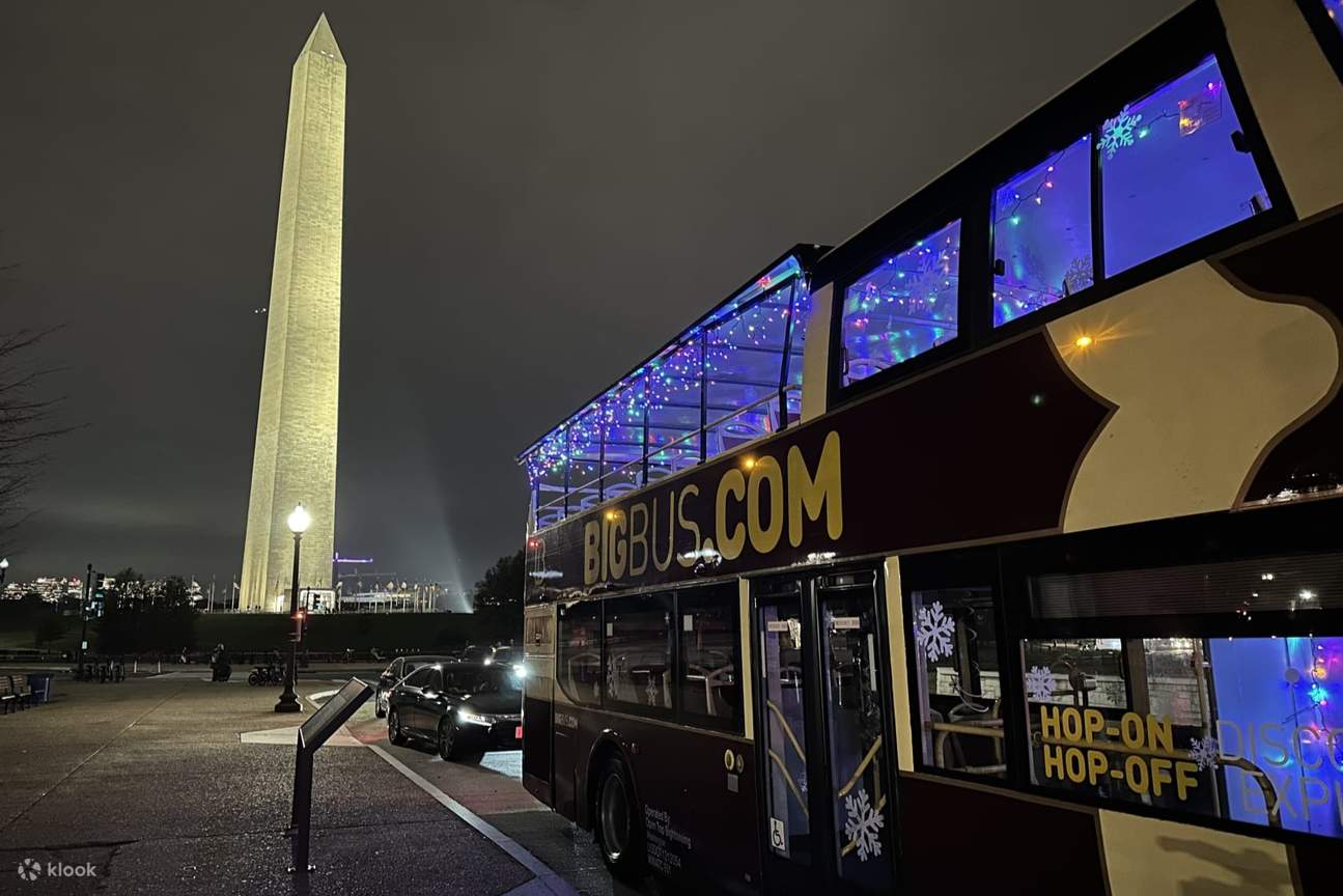 Holiday Lights Tour by Open-top Bus in Washington DC - Klook United Kingdom