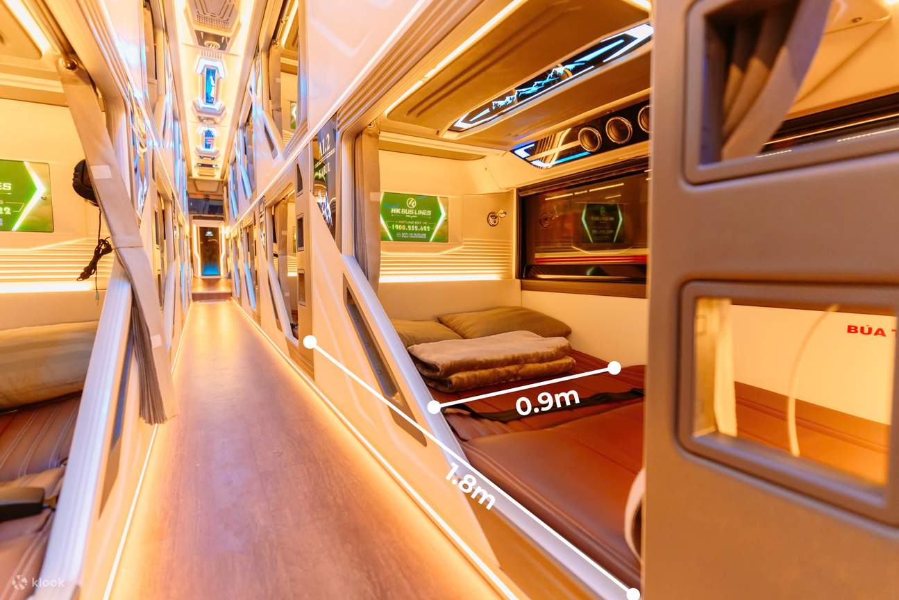 Hanoi - Da Nang/Hoi An Cabin Sleeper Bus by HK Buslines - Klook Australia