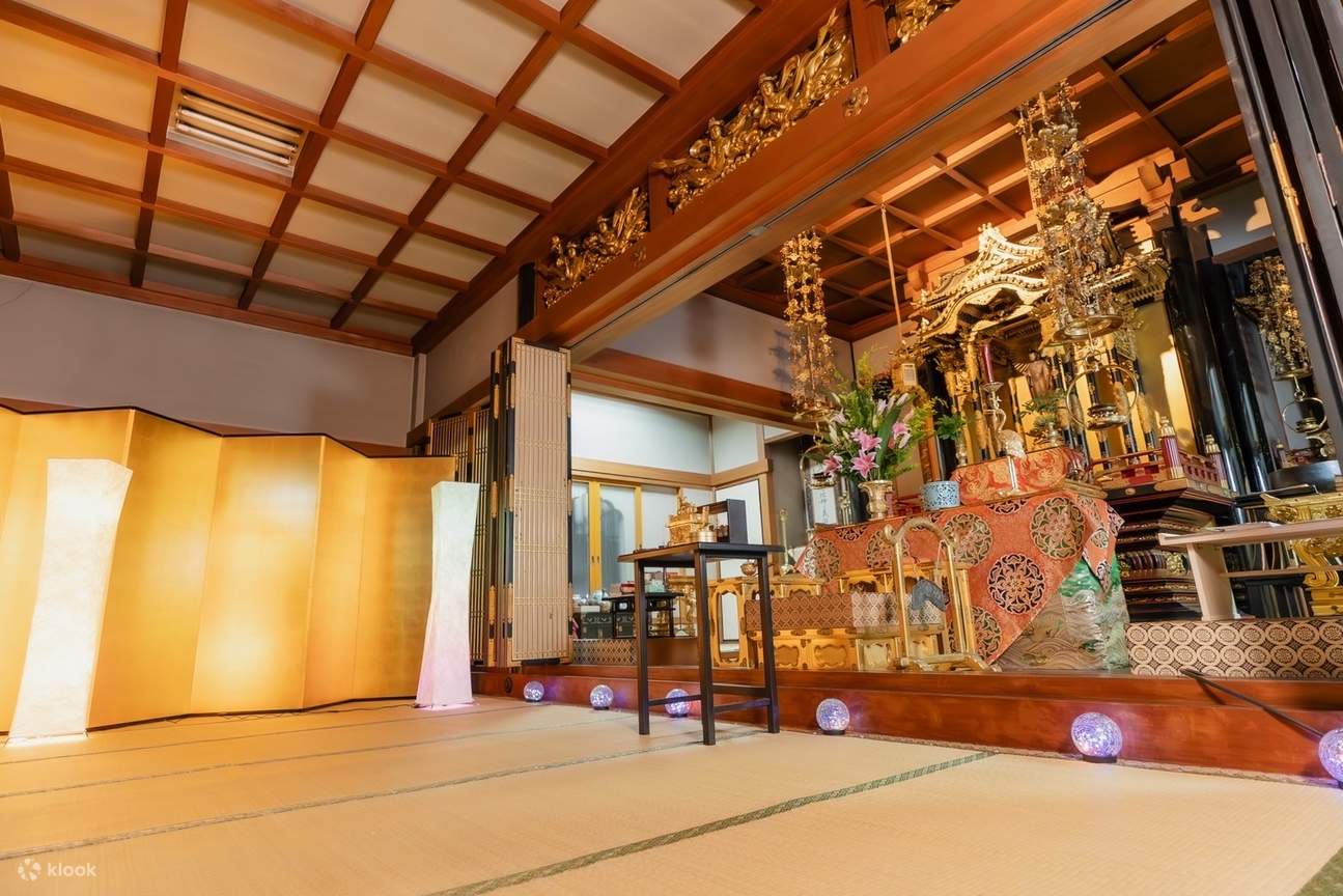 Matcha facial pack & head spa at the temple in Osaka - Klook ...