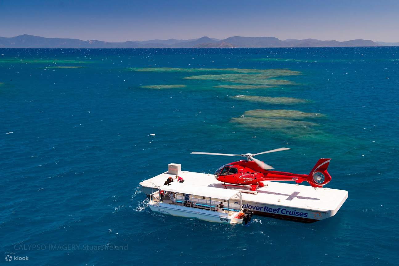 Moore Reef Scenic Helicopter Ride and Cruise from Cairns, Australia - Klook