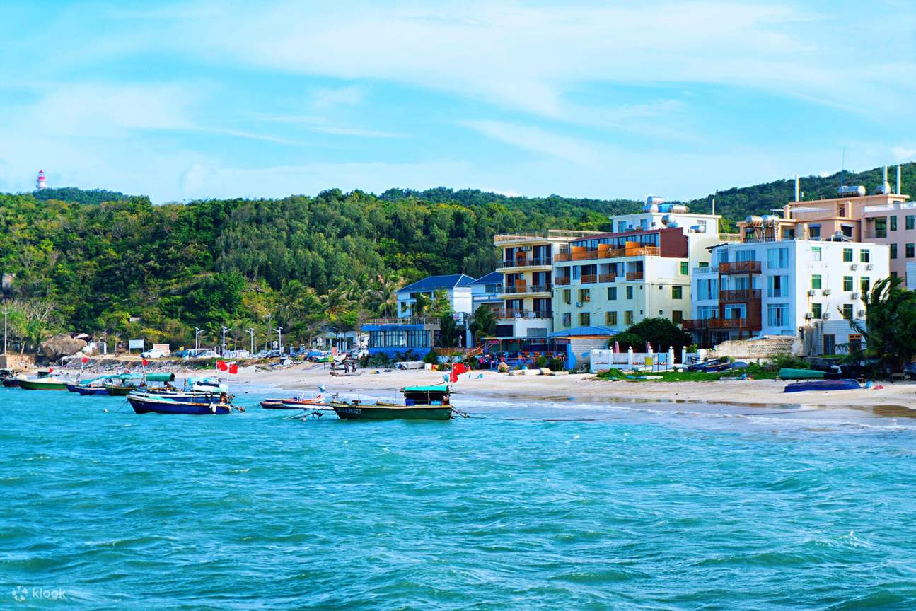 Hainan Sanya Wuzhizhou Island + Houhai Fishing Village + Duty Free City ...