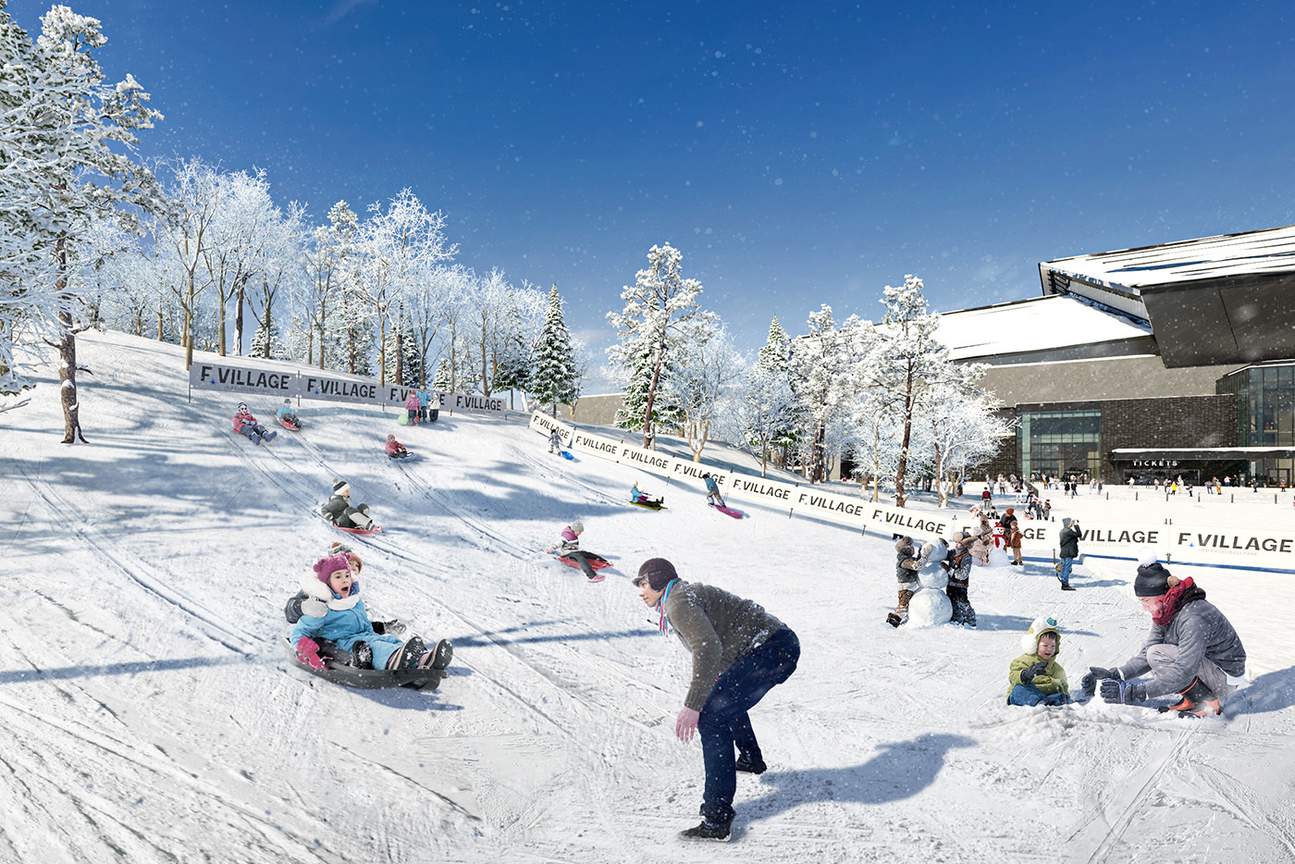 Trải nghiệm trượt tuyết và trượt tuyết đầu tiên tại Snow Park F Village ...