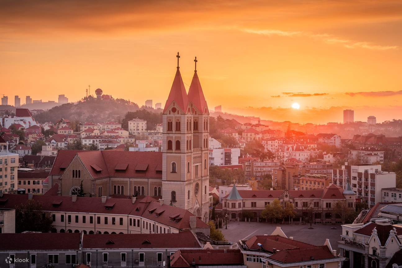 Qingdao Beer Museum + German Governor's Palace + Catholic Church ...