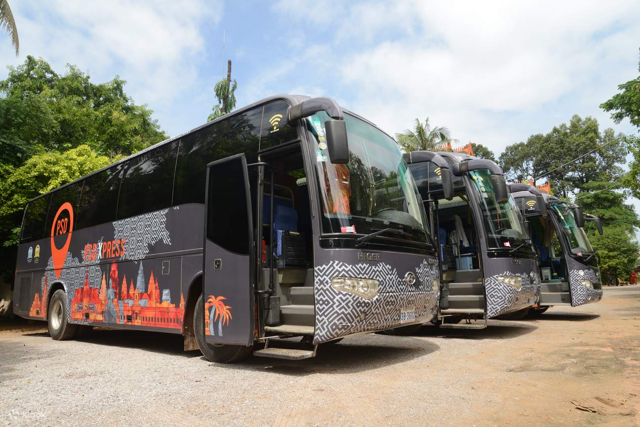 Transfer Bus Wisata PSD Xpress Antara Phnom Penh dan Siem Reap - Klook ...
