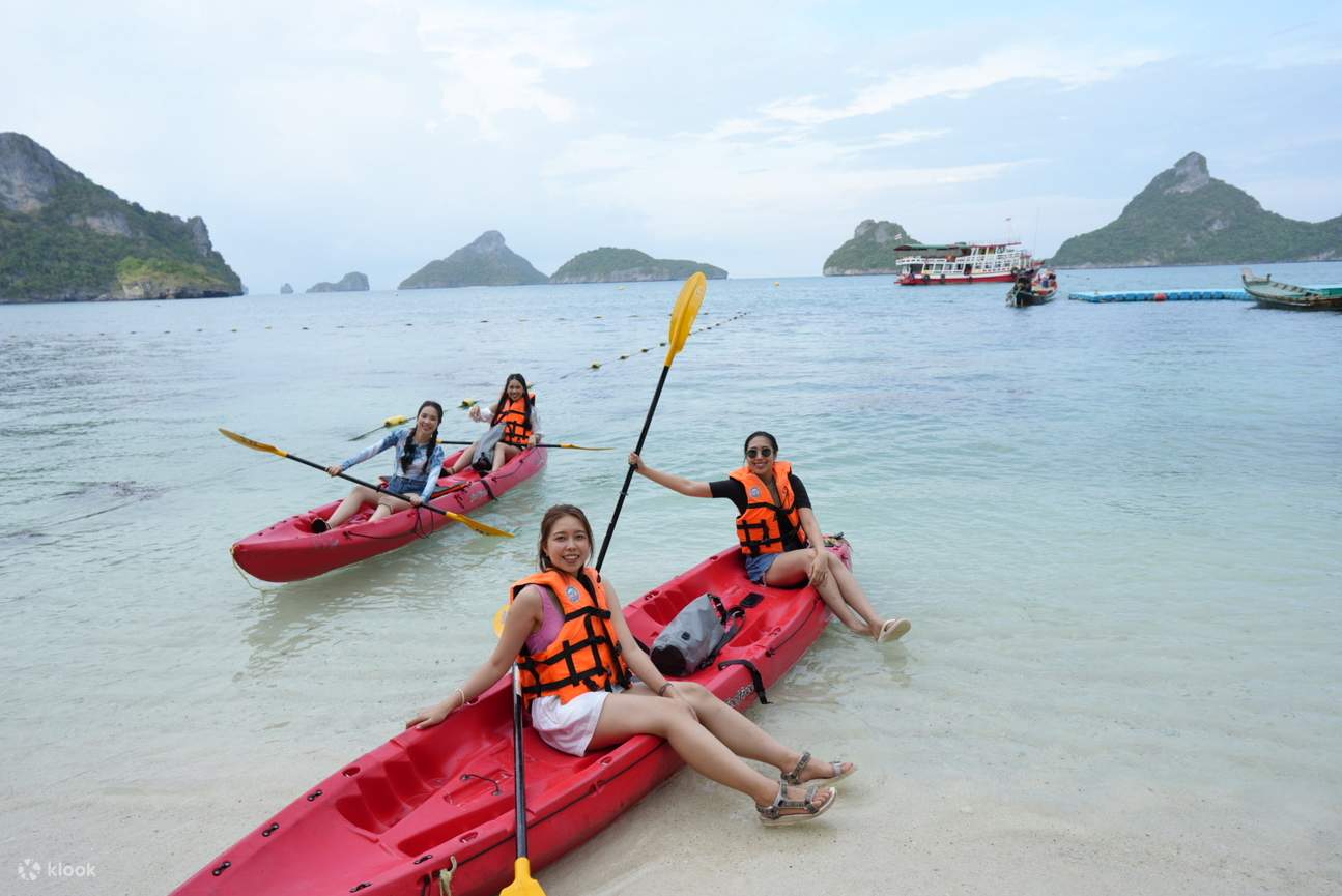Perjalanan sehari Taman Laut Negara Angthong dengan bot besar - Klook ...