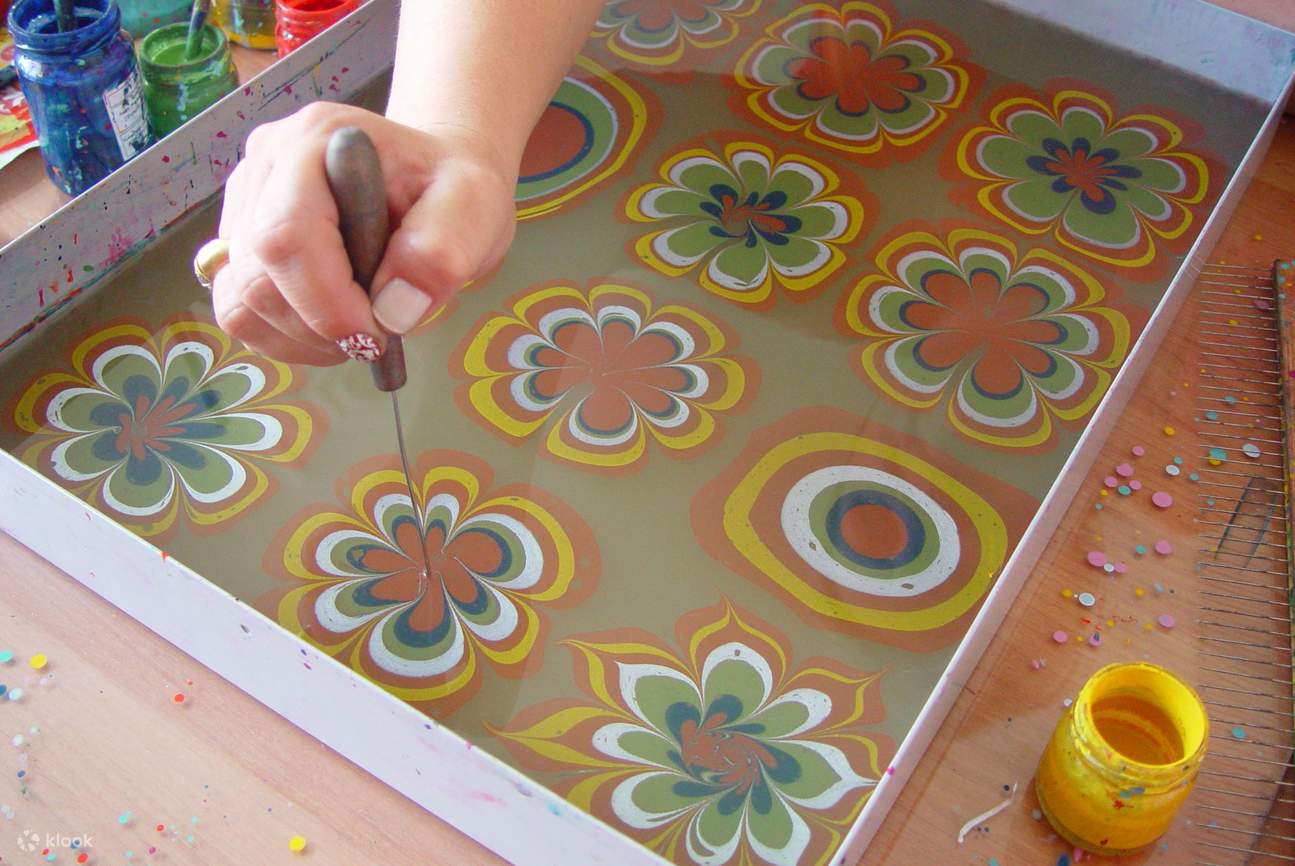 Expérience de peinture turque traditionnelle sur l'eau à Taipei - Klook ...